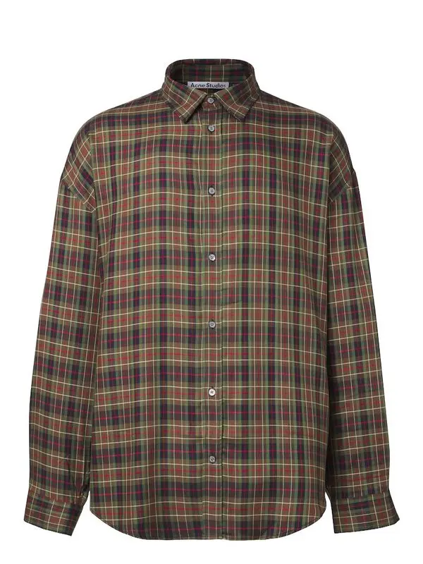 Acne Studios Plaid Flannel Shirt - Multicoloured