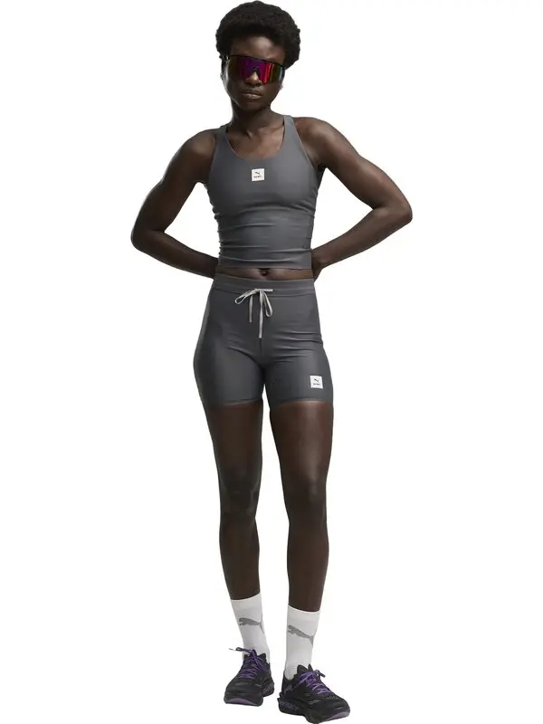PUMA X Saysky "runner's Star" 5" Running Short Tights - Gray