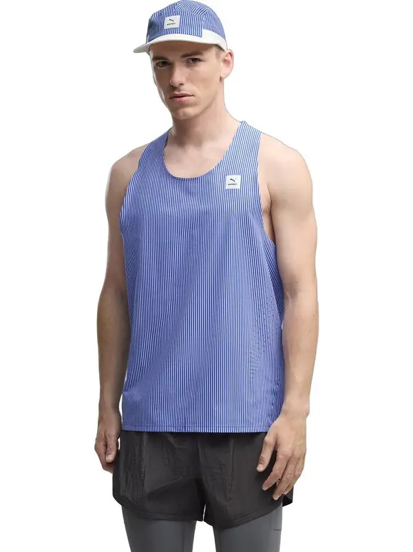 PUMA X Saysky Ultraweave Lightweight Running Singlet - Blue
