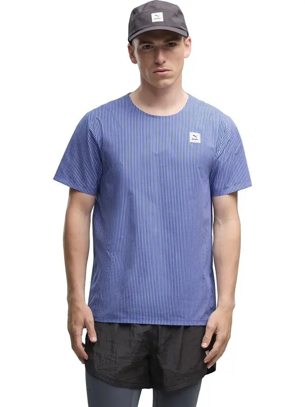 PUMA X Saysky Ultraweave Lightweight Performance Fit Running T-shirt - Blue