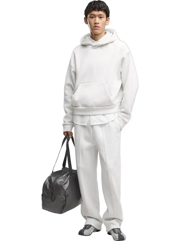 PUMA Essentials Heavy Fleece Relaxed Sweatpants - White