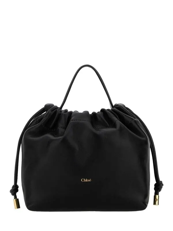 Chloé Leather Mini Icons Handbag - Black
