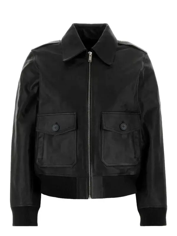 A.p.c. Gaelle Leather Jacket - Black