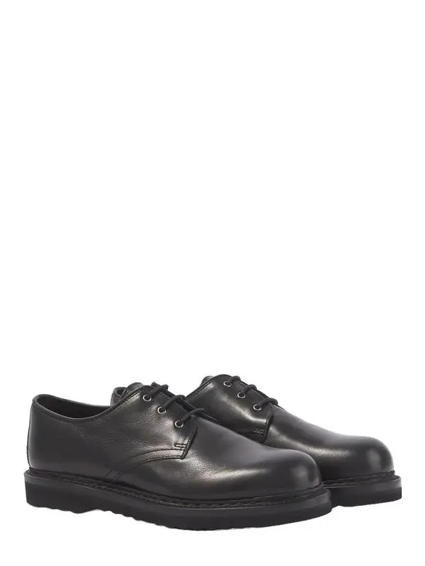 Our Legacy Trampler Leather Derby Shoes - Black