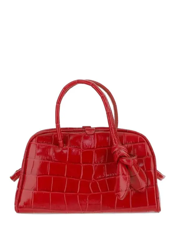 Jacquemus Handbag Bow Detail "le Petit Turismo - Red