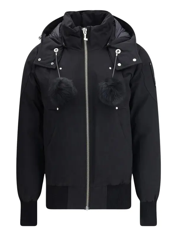 Moose Knuckles Debbie Bomber Jacket - Black