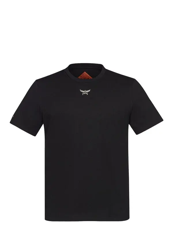 Mcm Essential Logo Print T-shirt - Black