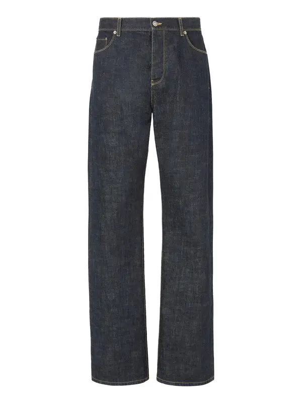 Fendi Long Jeans - Blue