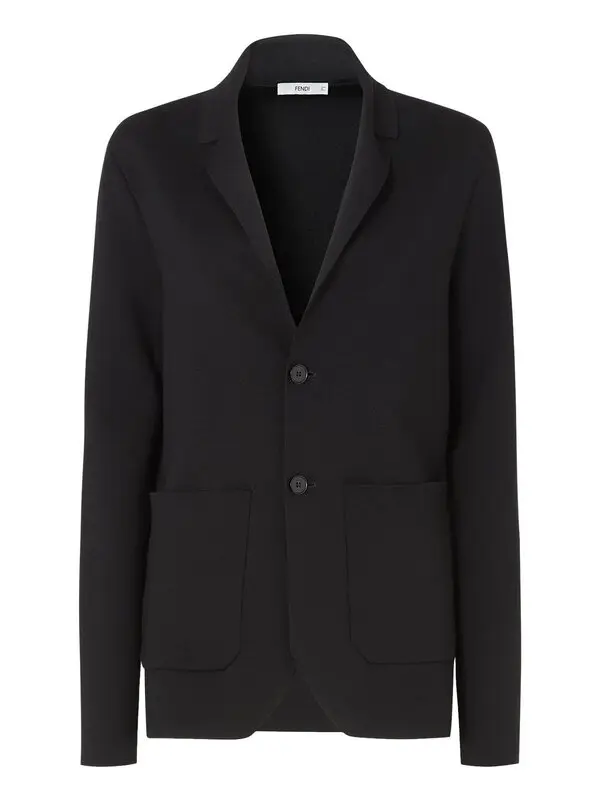 Fendi Knit Blazer - Black