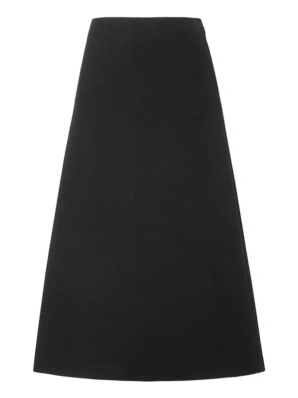 Fendi Midi Skirt - Black