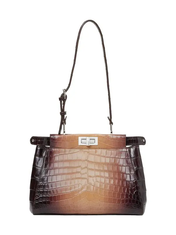 Fendi Small My Peekaboo Bag - Brown