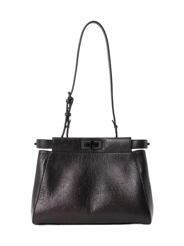 Fendi Small Peekaboo Bag - Black