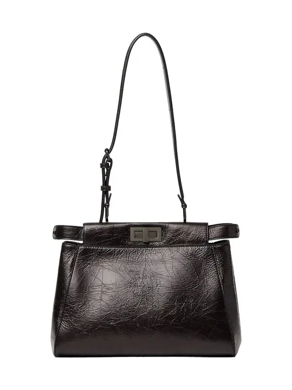 Fendi Small Peekaboo Bag - Black