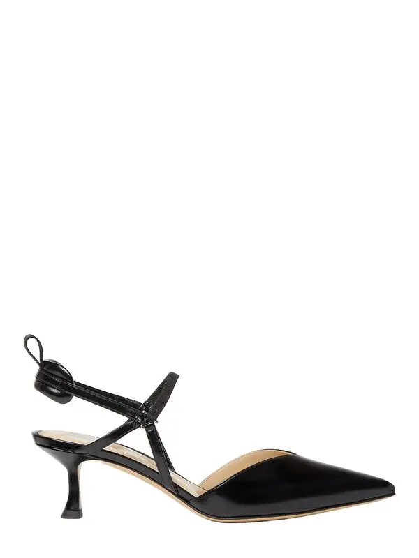 Fendi Very Colibrì Slingbacks In Calfskin - Black