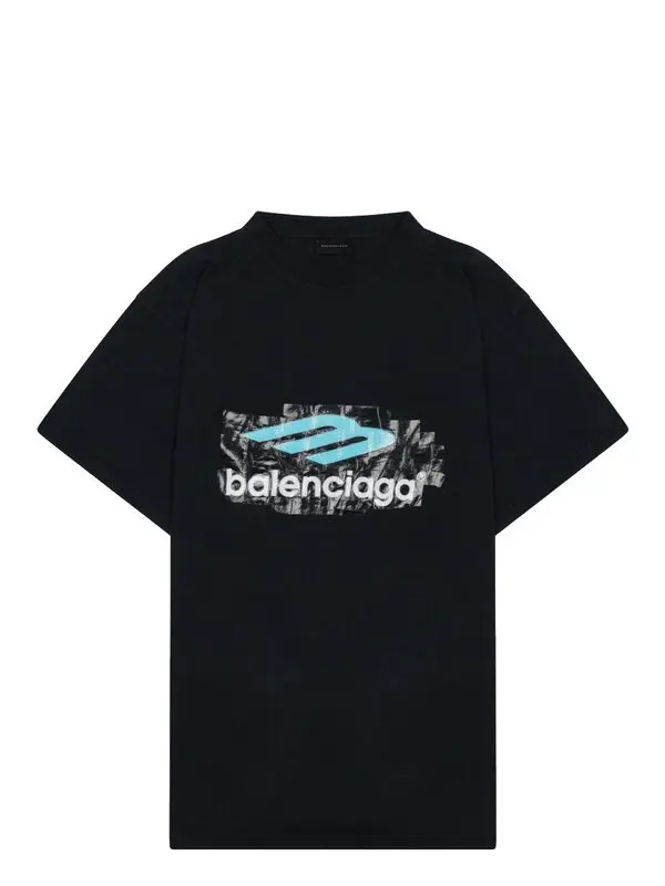 Balenciaga T-shirt With Logo - Black