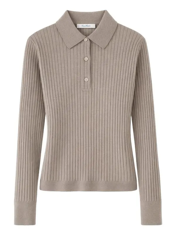 Max Mara Cashmere Polo Shirt - Multicolor