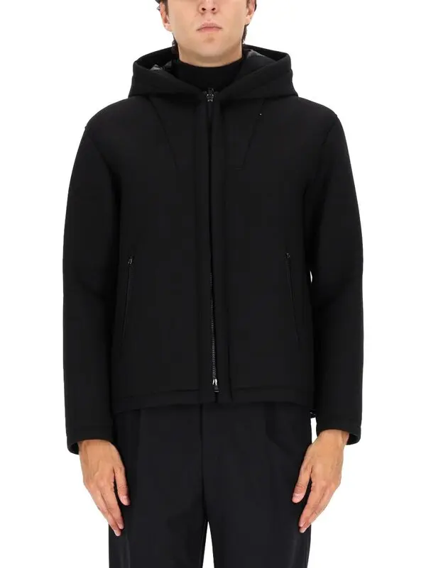 Herno Three-layer Water-repellent Jacket - Black