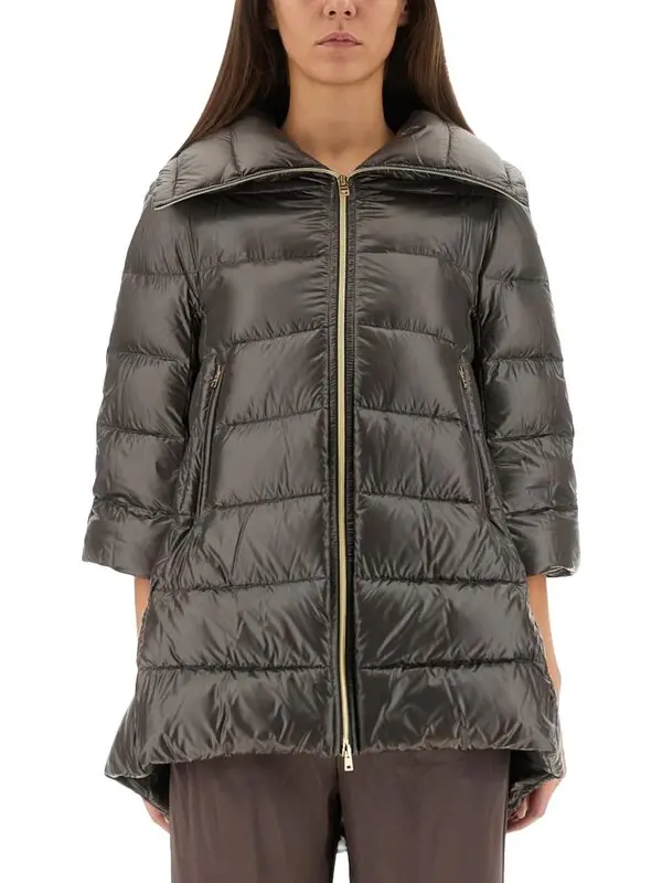 Herno A-shape Cleofe Jacket - Black