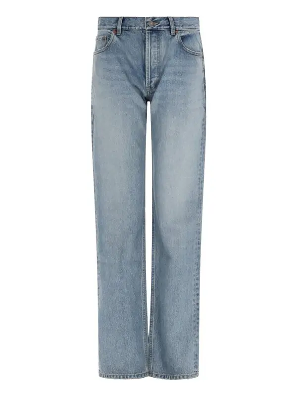 Saint Laurent Straight Leg Jeans - Blue