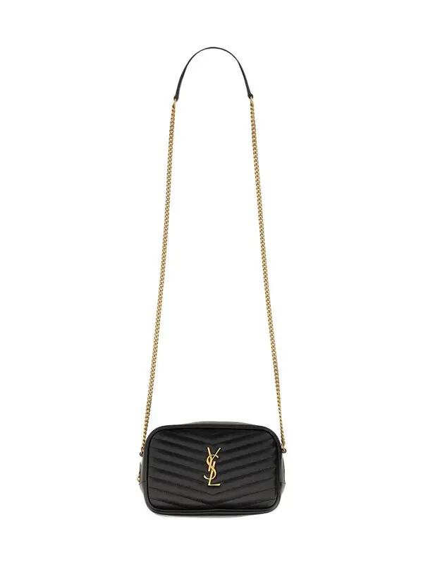 Saint Laurent Mini Lou Bag - Black