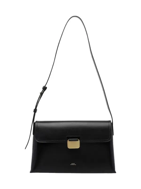A.p.c. Simone Leather Bag - Black