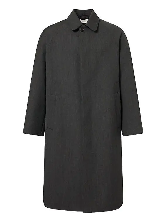 THE ROW Perlin Longline Cashmere And Wool-blend Coat - Multicolor Pan