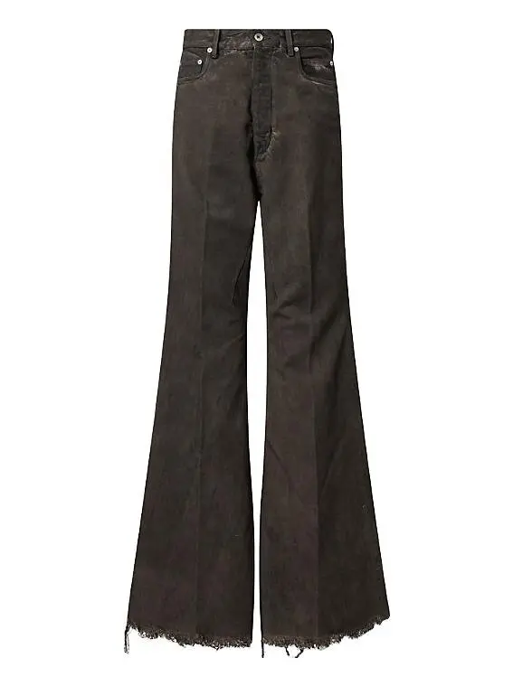Rick Owens Bolan Bootcut Denim Jeans - Dust