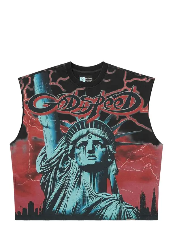 GODSPEED Voltage Sleeveless T-shirt - Red