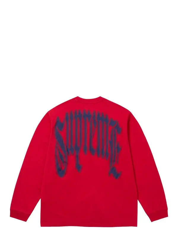 Supreme Intarsia Long-sleeve Top - Red
