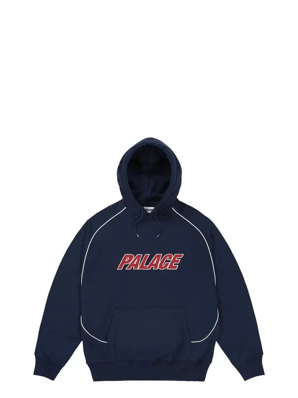 PALACE Line It Up Hood 'navy - Blue