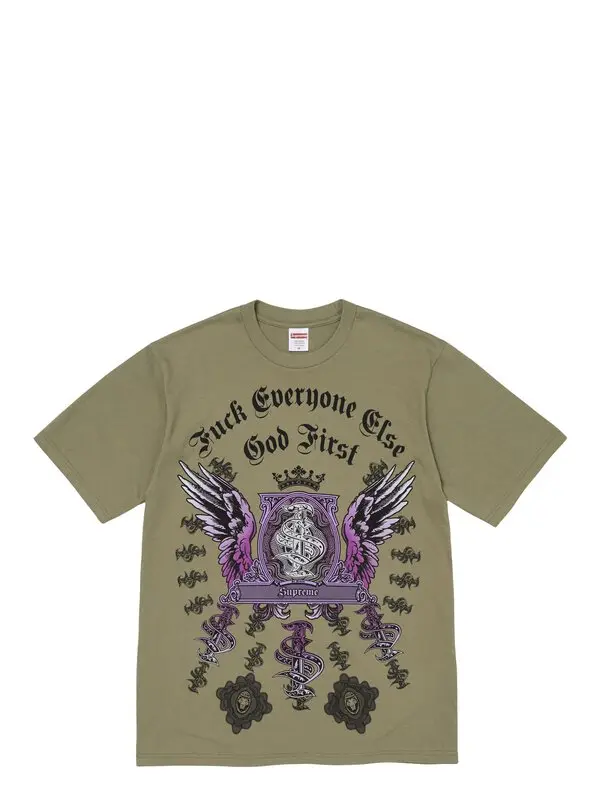 Supreme Graphic Print T-shirt - Green