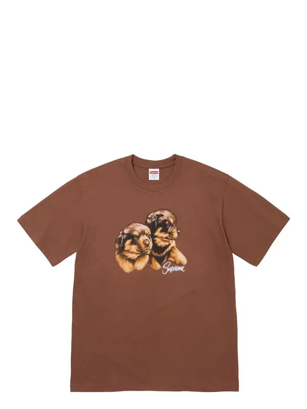 Supreme Puppies Tee - Brown