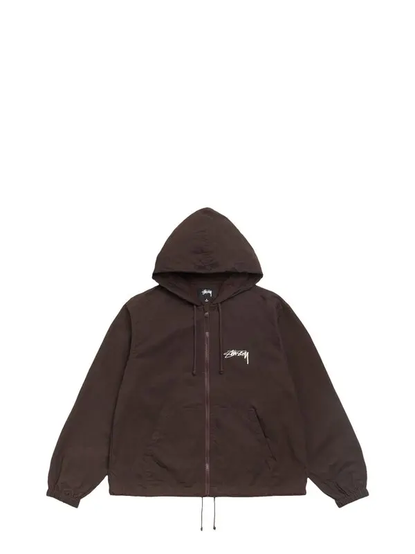 StÜssy Waxed Cotton Beach Shell - Brown