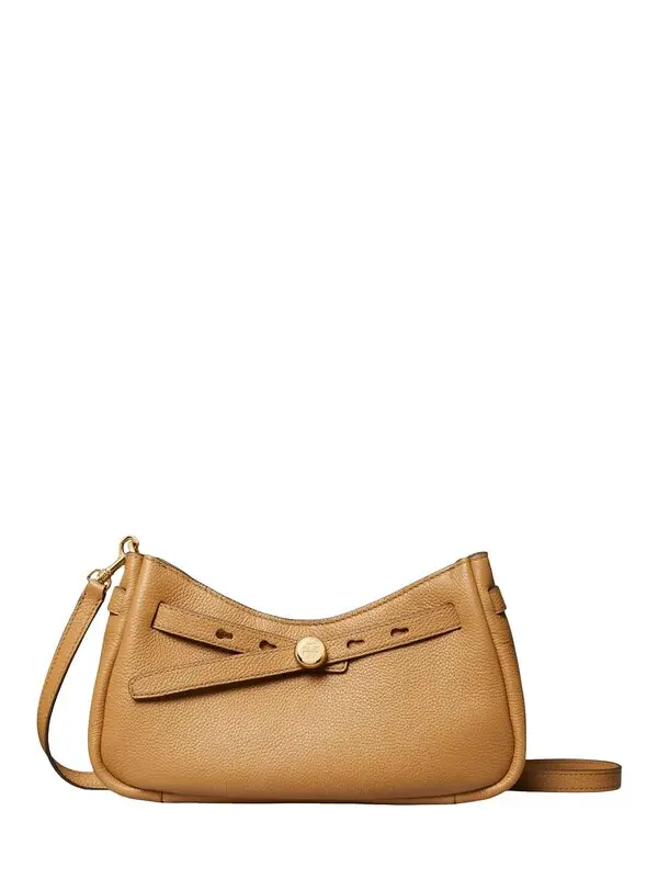 Tory Burch Romy Zip Top Crossbody 'tiramisu - Tan