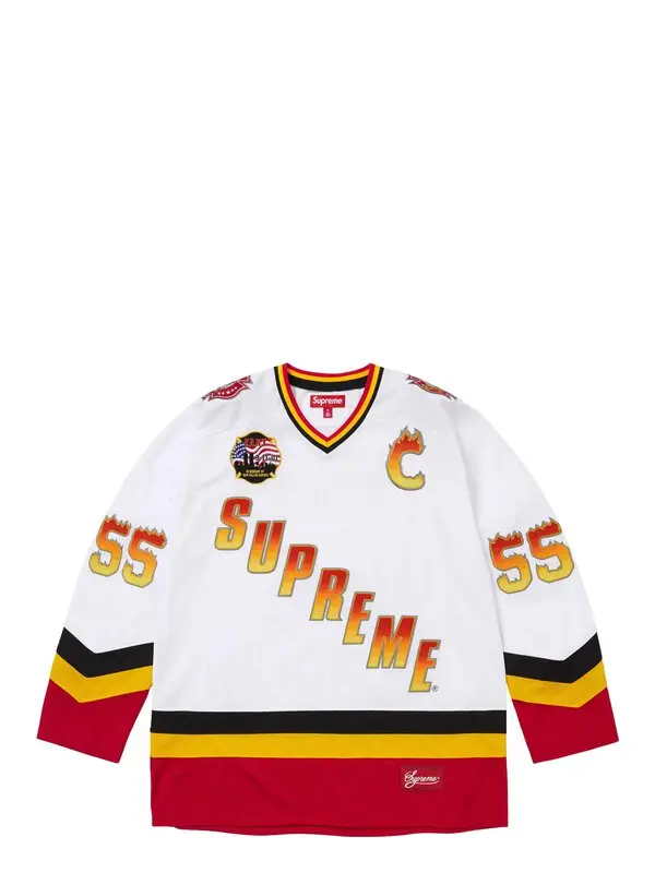 Supreme X Fdny Hockey Jersey - White