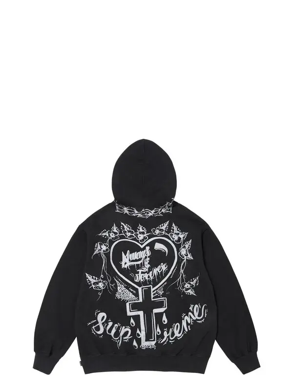 Supreme Forever Hooded Sweatshirt - Black