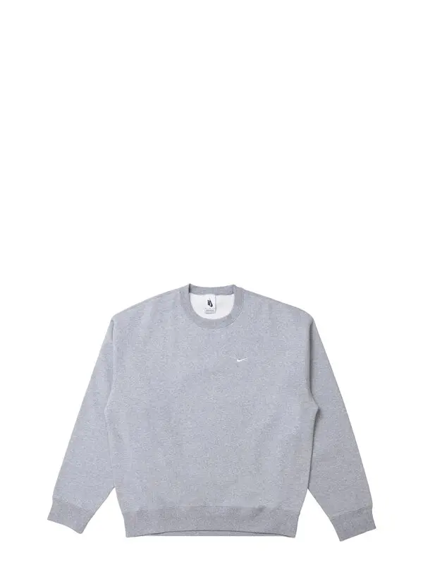 Nike Solo Swoosh Fleece Crew - Grey