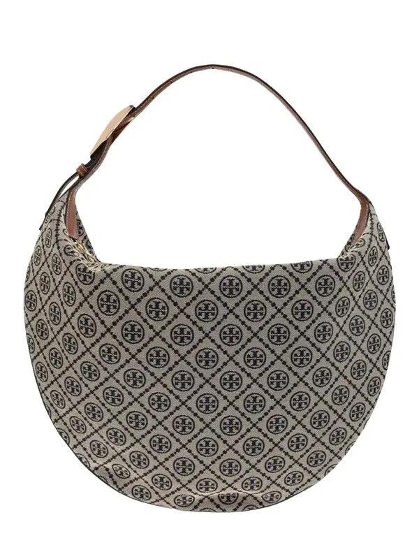 Tory Burch T Monogram Balloon Bag - Blue