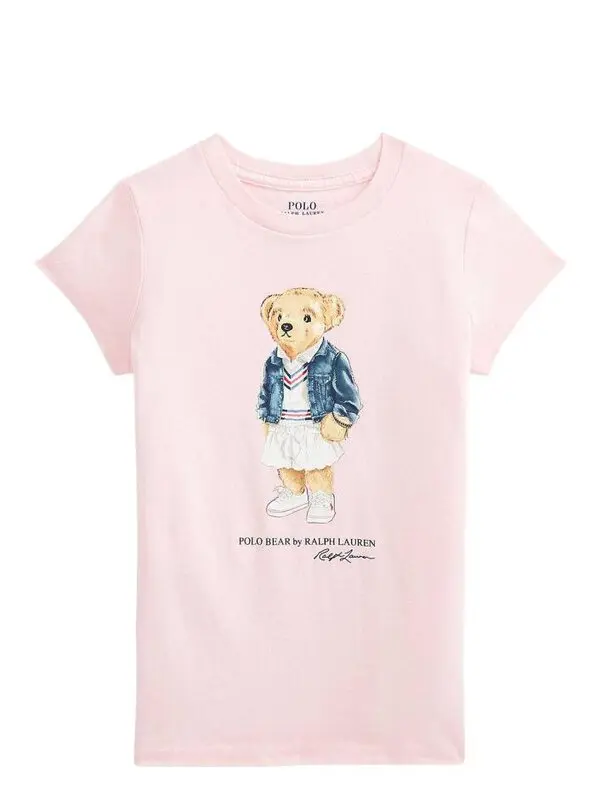 Polo Ralph Lauren Mini Bear Graphic T-shirt - Pink