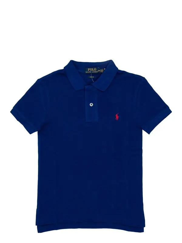 Polo Ralph Lauren Classic Polo With Logo - Blu