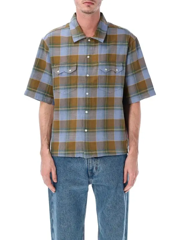 LEVI'S Checkered Design Shirt Size - Blue Check