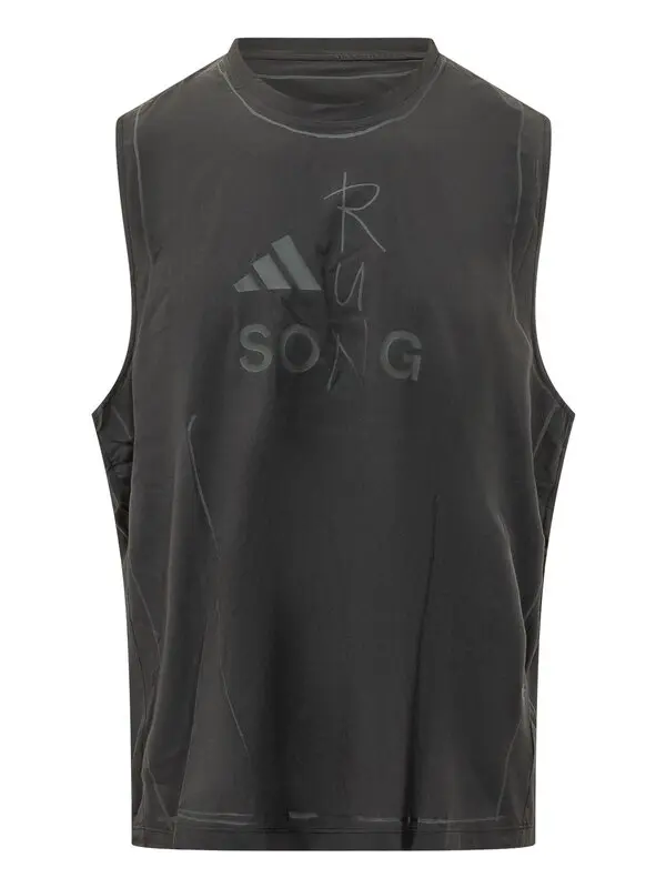 ADIDAS SONG FOR THE MUTE X ADIDAS 004 Sleeveless Top With Logo Design - Black