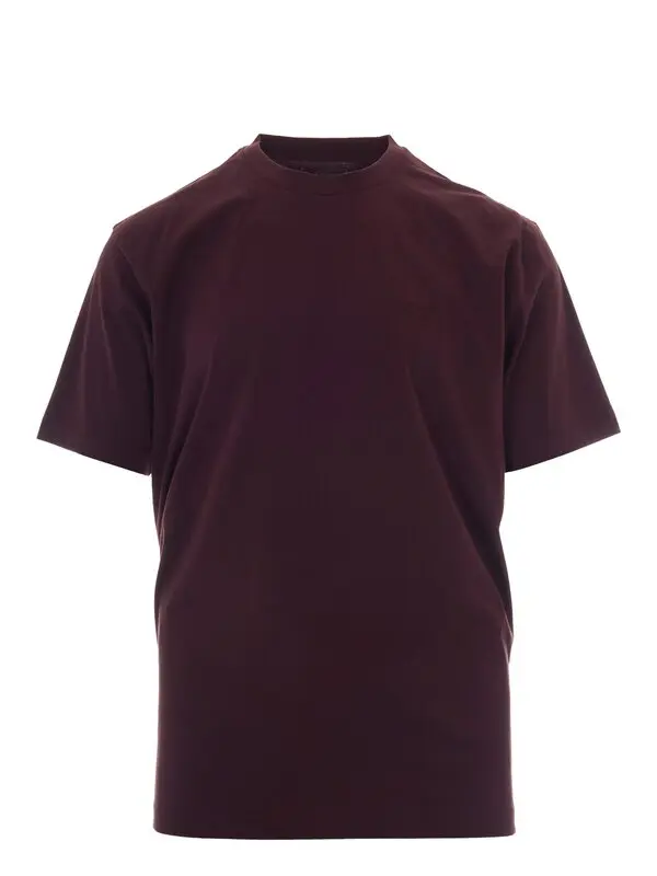 Y3 Oversized Crewneck T-shirt - Night Red