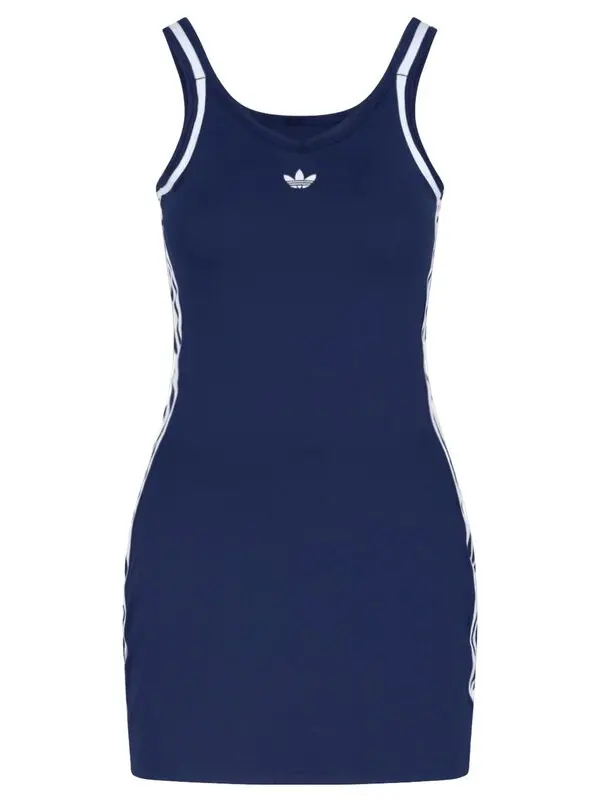 Adidas Stretch Recycled-polyester Dress - Blue