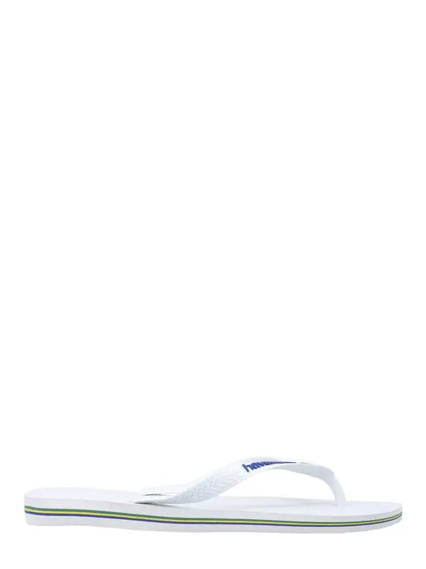 Havaianas Brasil Logo Rubber Flip-flops - Bianco