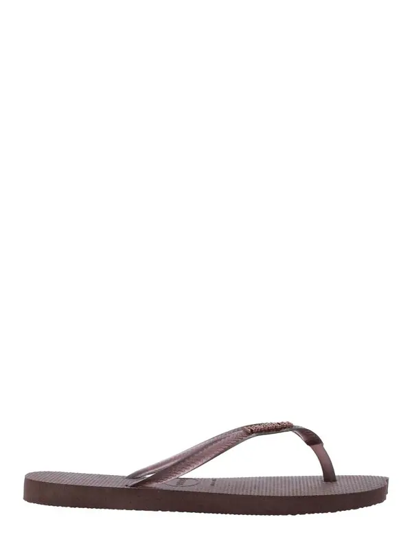 Havaianas Modern Split-toe Flip-flops - Dark Brown