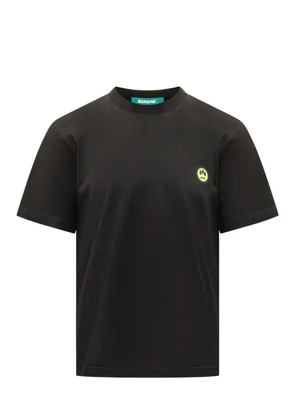BARROW Smiley" Crewneck T-shirt - Nero