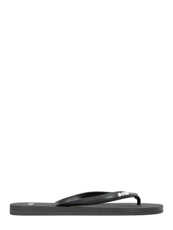 BOSS Artisanal Rubber Flip-flops For - Black