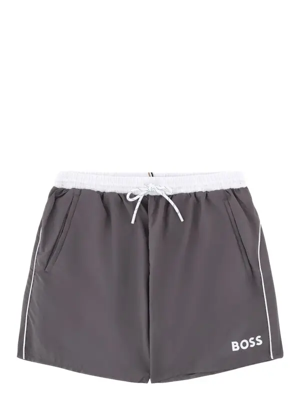 BOSS Mini Swim Trunks - Grey