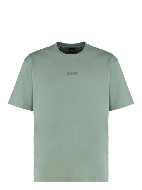 BOSS Casual Crew Neck T-shirt For - Green